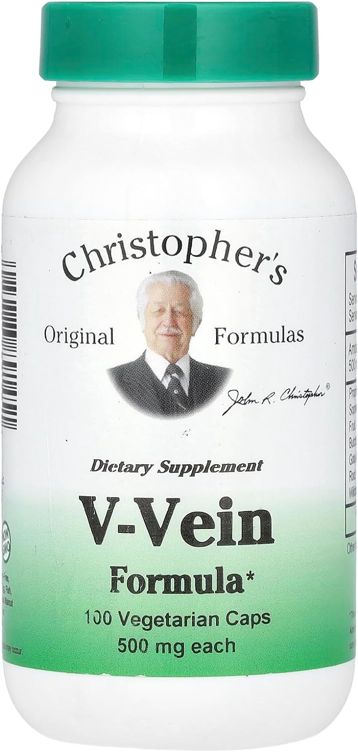 Dr. Christophers Original Formulas V-Vein Formula 500 Mg 100 Veggie Ca
